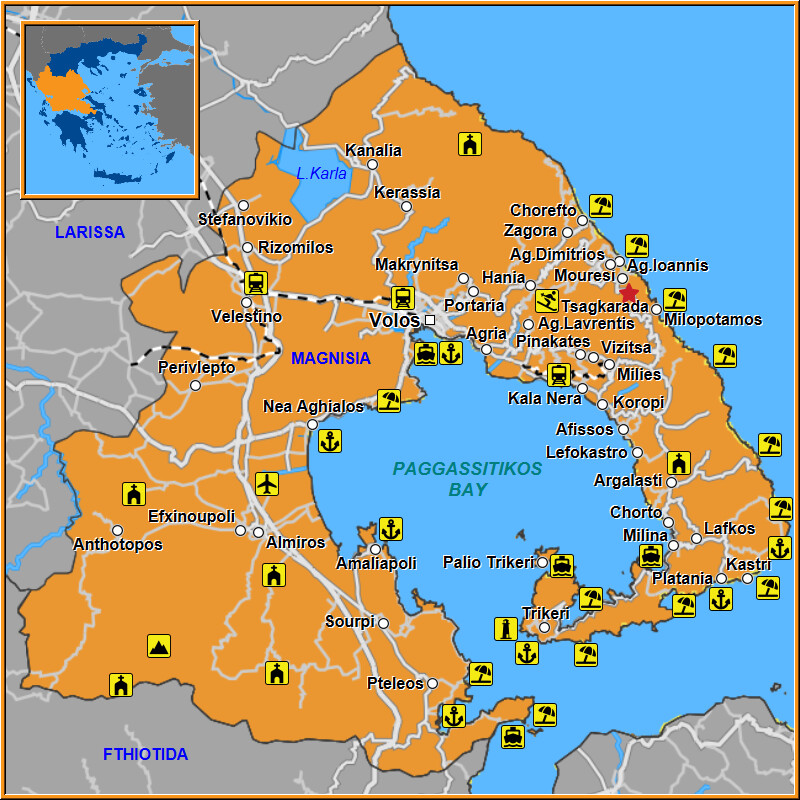 Unlocking the Hidden Gems: Navigating Tsagkarada's Map in Magnisia for ...