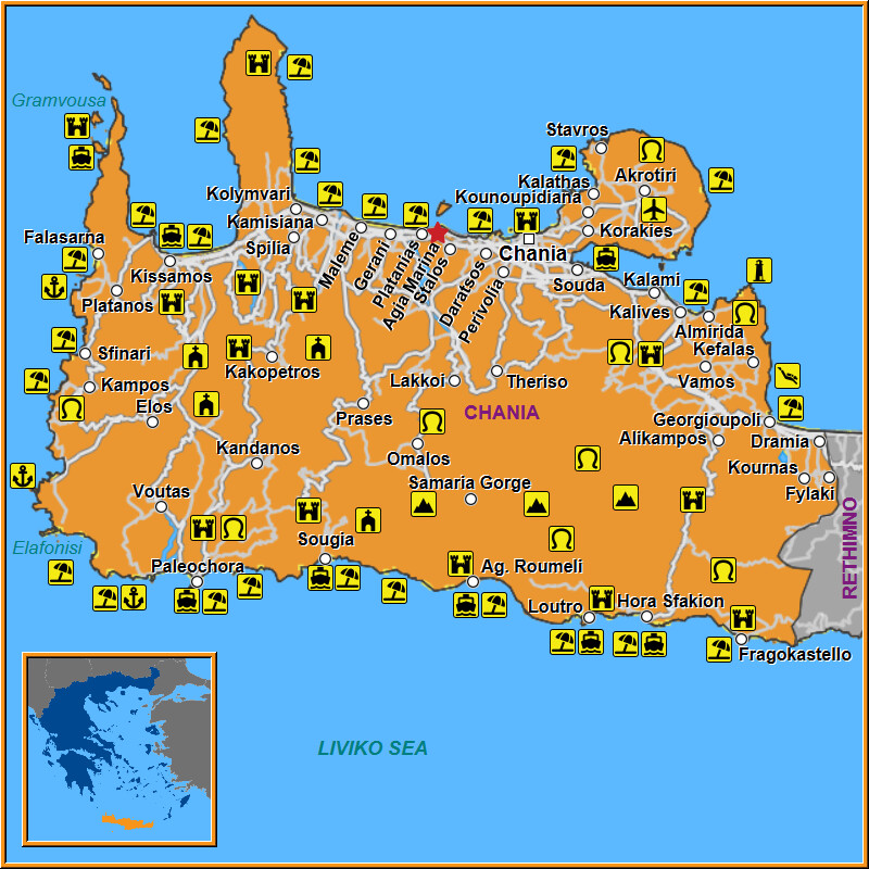 Unlocking Agia Marina's Charm: A Comprehensive Map Guide to Navigate ...