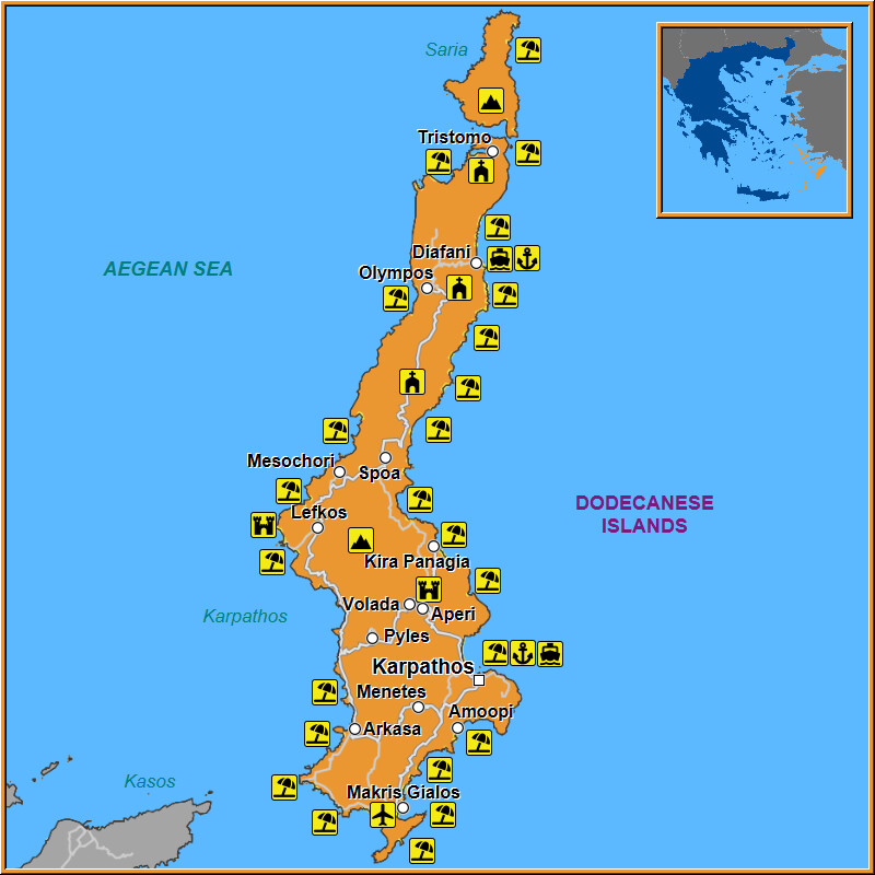 Unlocking the Hidden Gems: Navigating the Enchanting Map of Karpathos ...