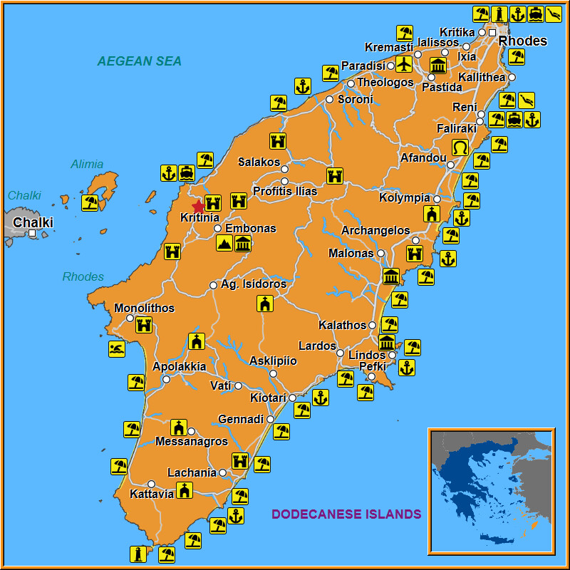 Unveiling the Charms: A Comprehensive Guide to Kritinia's Map in Rhodes ...