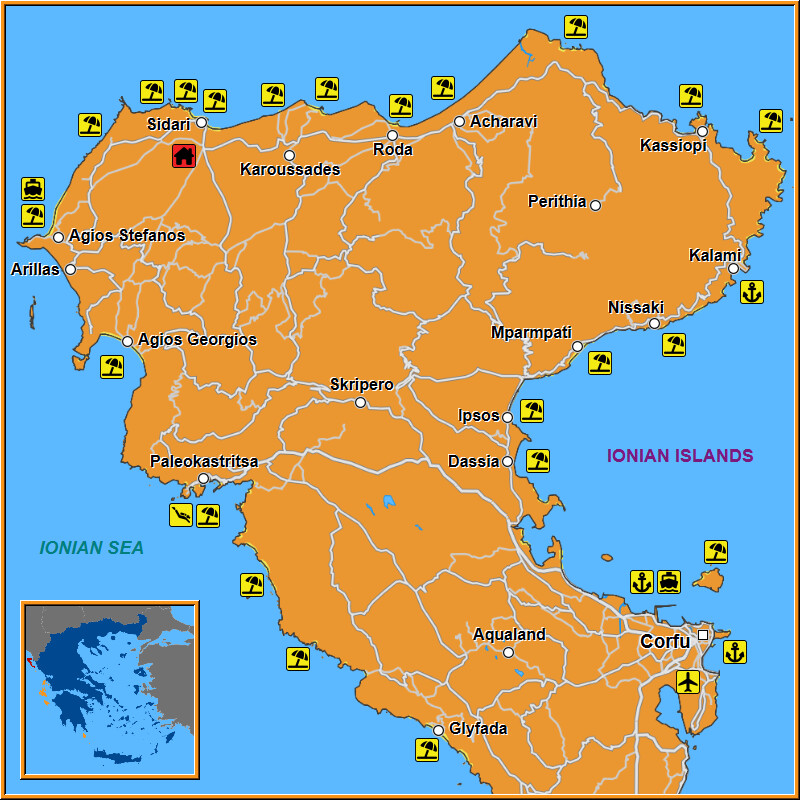 Unlocking the Wonders: Navigating Sidari's Map in Corfu for Ultimate ...