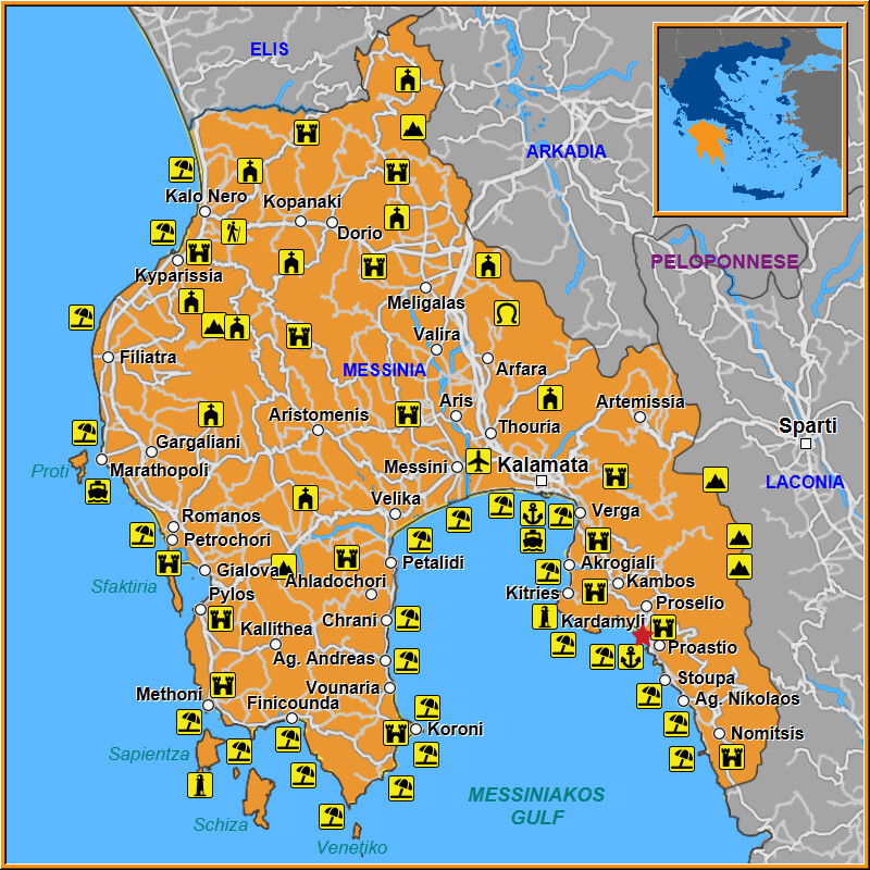Exploring Kardamyli's Hidden Gems: A Comprehensive Map Guide to Uncover ...